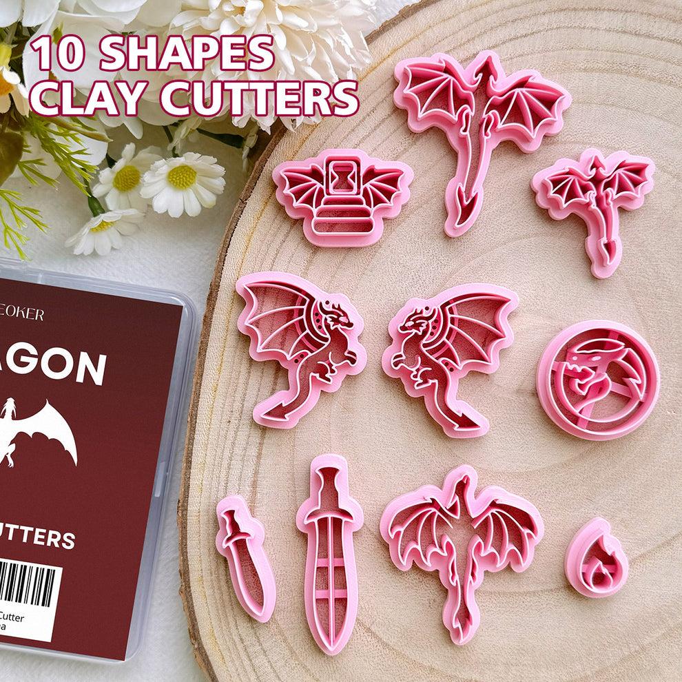 KEOKER Dragon Polymer Clay Cutters