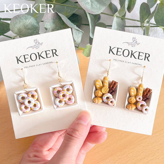 KEOKER Dessert & Bread Polymer Clay Molds and Charcuterie Boards Clay